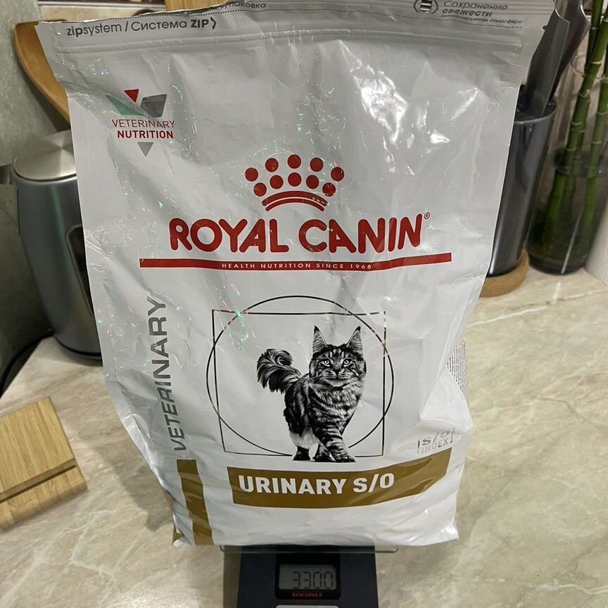 Royal canin urinary s o для кошек 3,300 кг