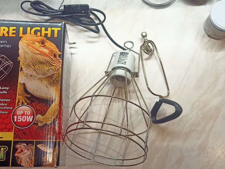 Светильник с фарфоровым патроном Exo Terra