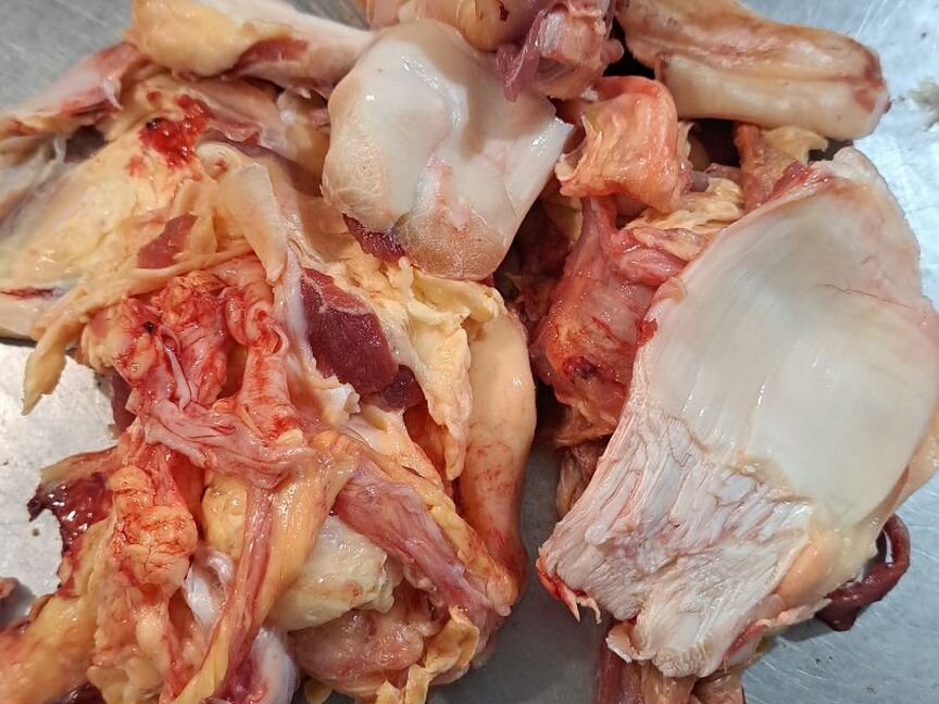 Мягкая жилка, корпусной жир, мясо для собак
