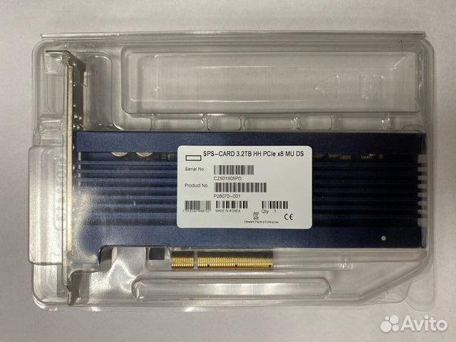 Жесткий диск P02764 002 Sps Card 3 2tb Hh Pcie X8 купить в Москве Электроника Авито