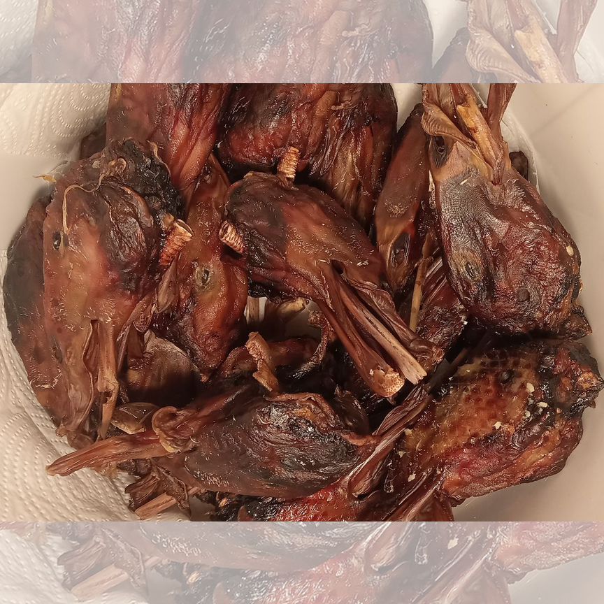 Утиные головы сушеные