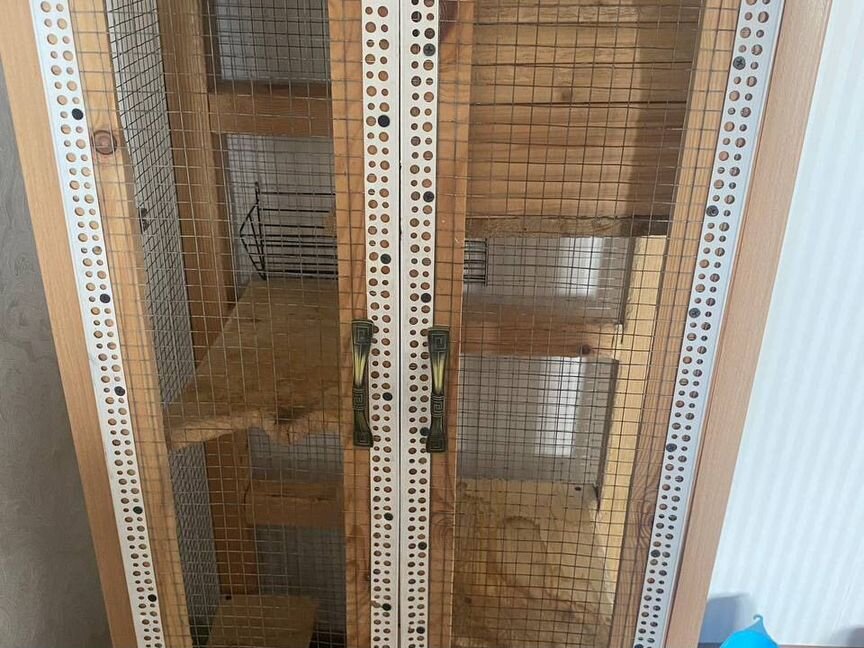 Вольер для грызунов + запас еды