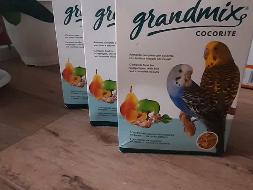 Корм для волнистый попугаев