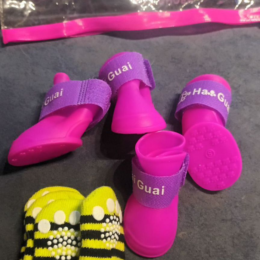 Набор:обувь и носочки для мини собачки