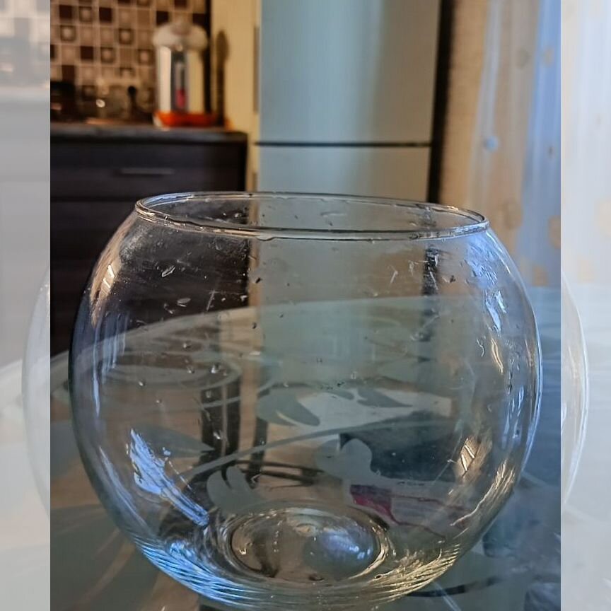 Аквариум круглый 4 л