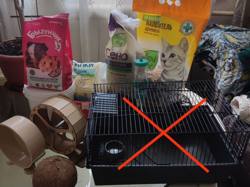 Клетка и товары для хомяка / грызунов
