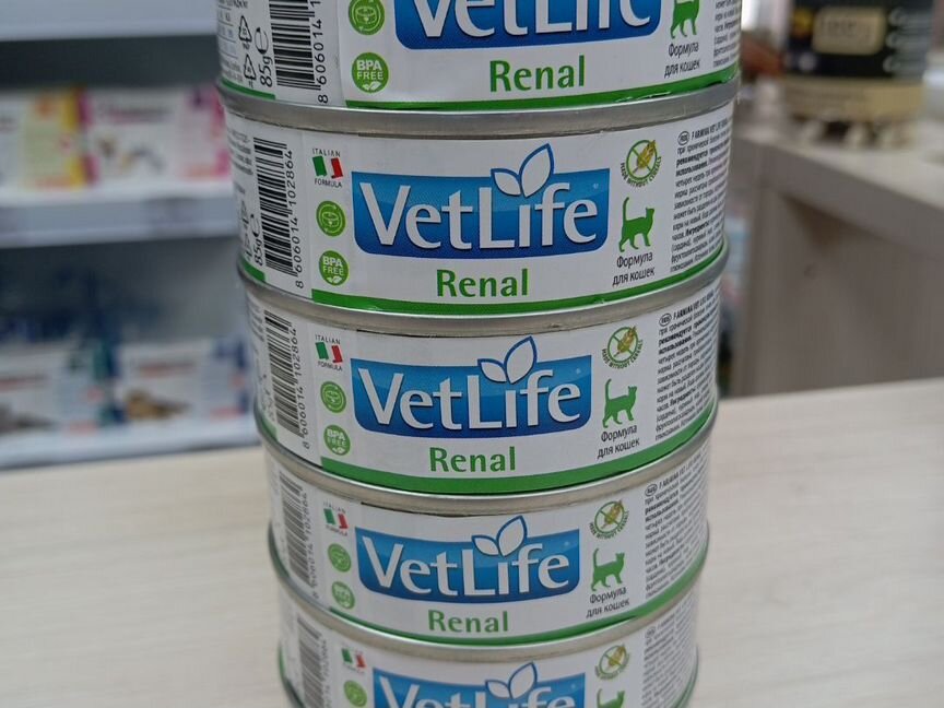 Фармина Vet Life Cat конс. Renal 85гр