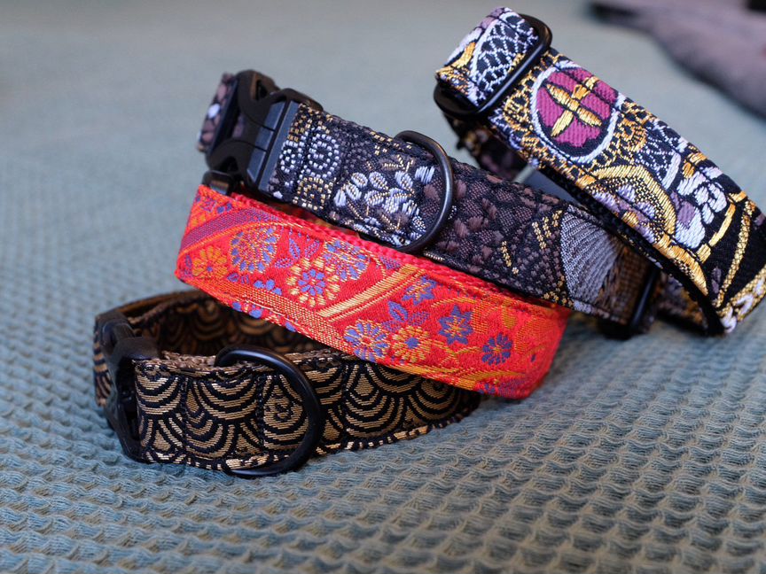 Ошейник для собак yarwear kokoro японская парча