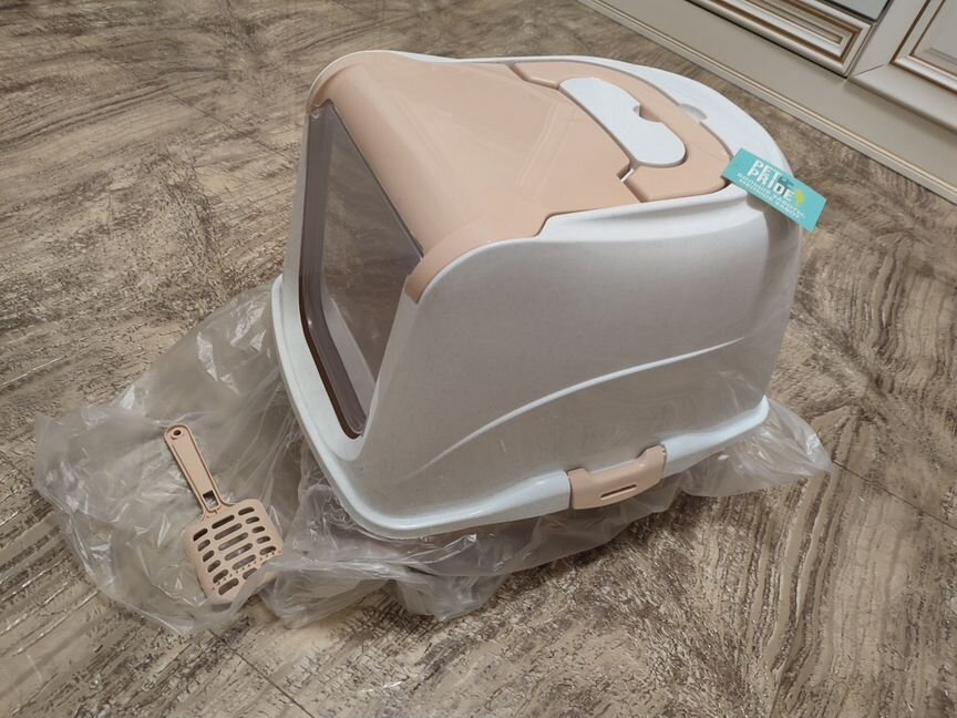 Кошачий туалет домик