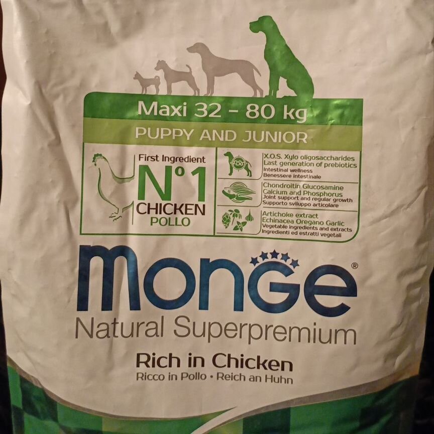 Сухой корм для собак monge