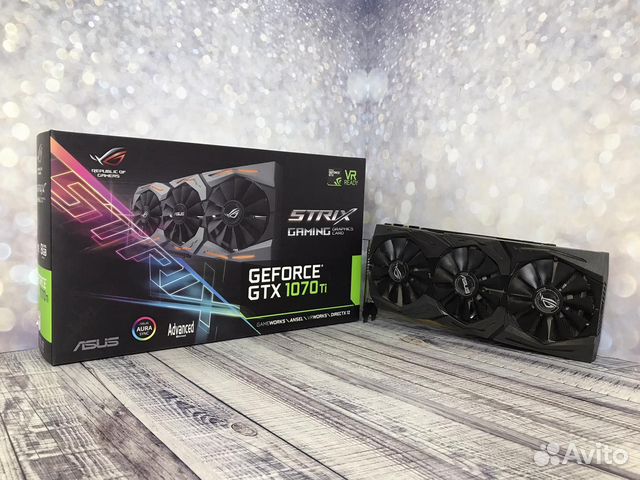 Видеокарта GTX 1070 Ti 8Gb Asus Rog Strix купить в Белгороде ...