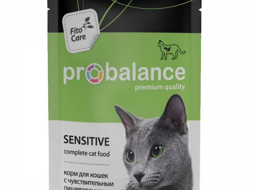 Влажный корм для кошек ProBalance Sensitive, 25пак