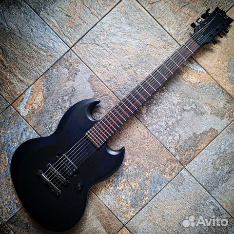 LTD viper 7 Black Metal 7 string + Обмен купить в Москве | Хобби и ...
