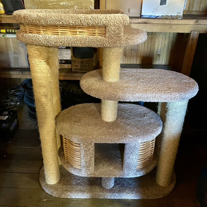 Когтеточка домик для кошки