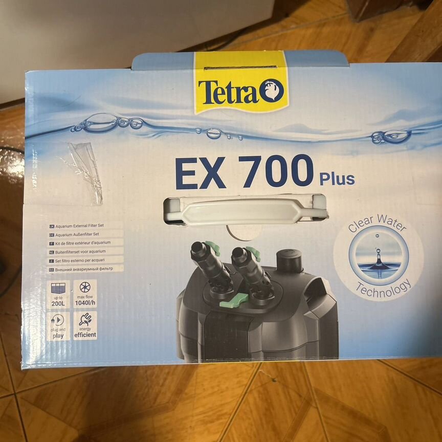 Аквариумный фильтр новый tetra EX 700 плюс