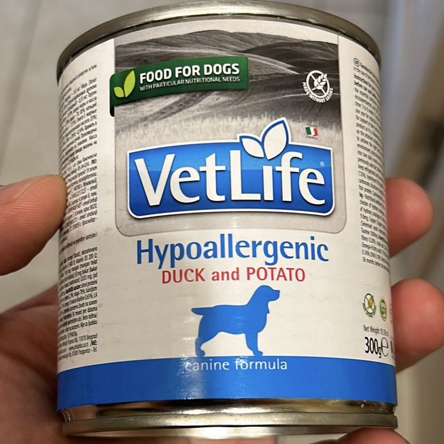 Корм для собак vetlife