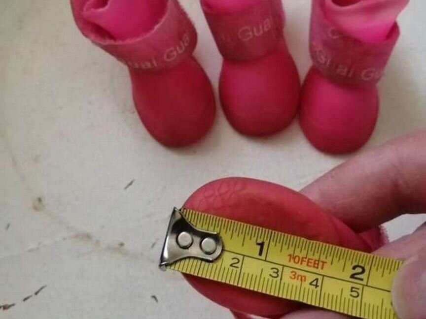 Сапожки резиновые для мини собак s