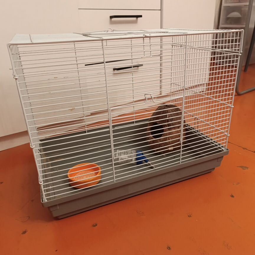 Клетка огромная с приданным