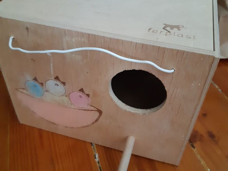 Клетка для попугая купалка домик-гнездо