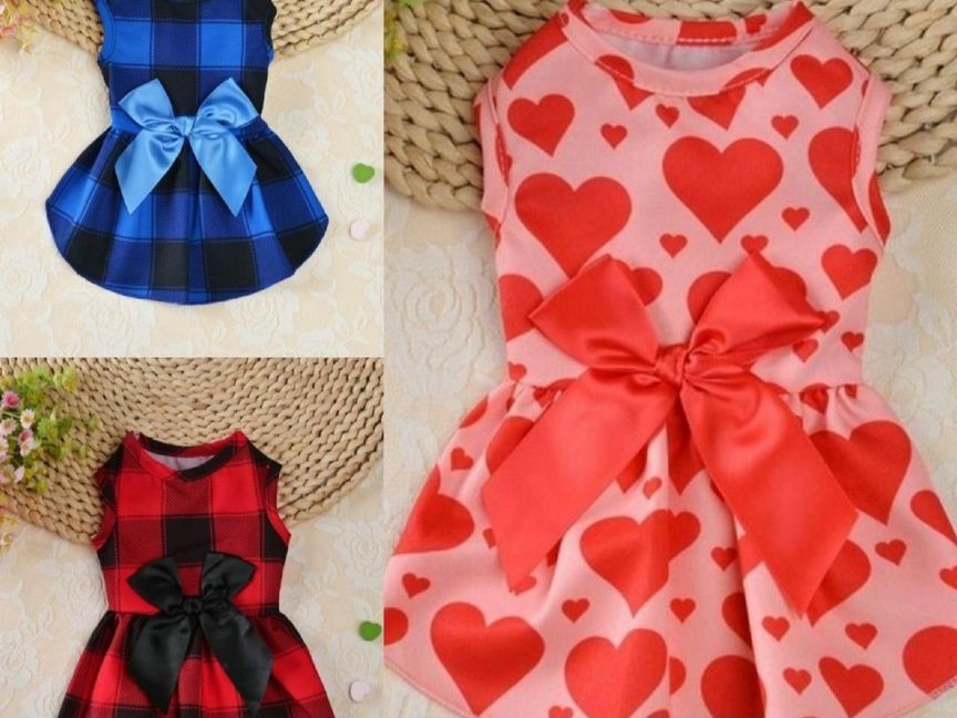 Платье для собак новое