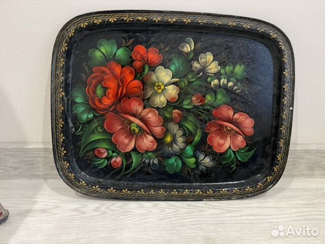 Поднос старинный СССР купить в Санкт-Петербурге | Хобби и отдых | Авито