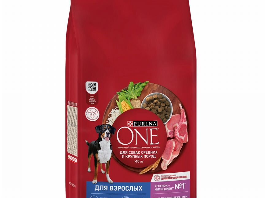Сухой корм Purina ONE 10кг для собак