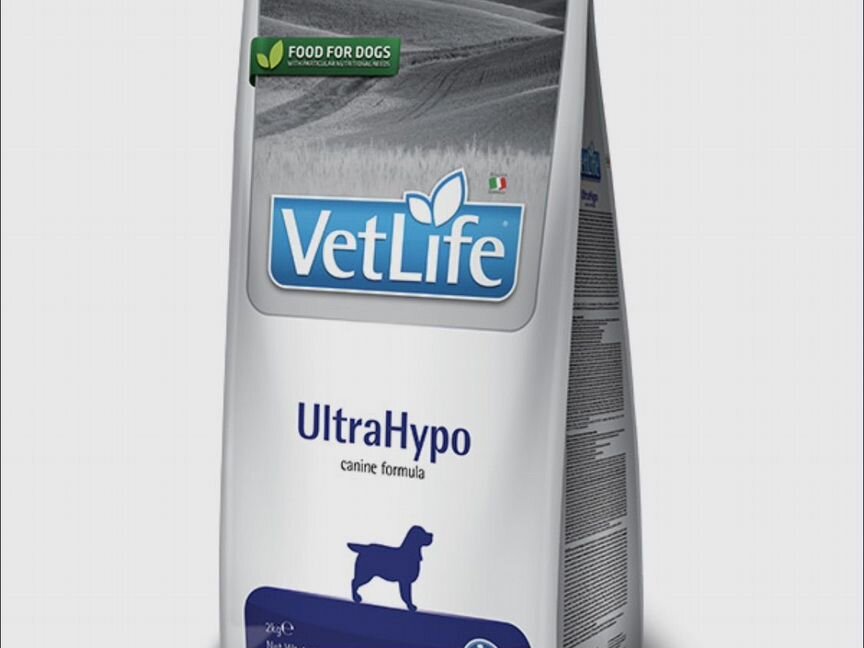 Корм для собак vetlife ultrahypo