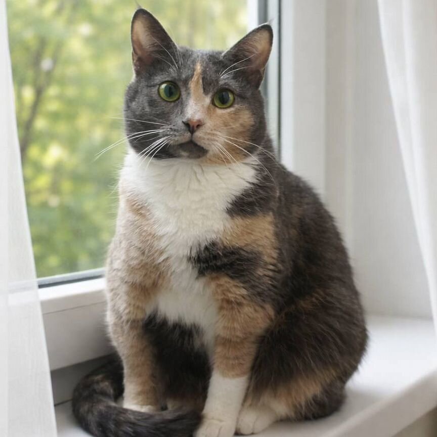 Взрослая, кошка в добрые руки