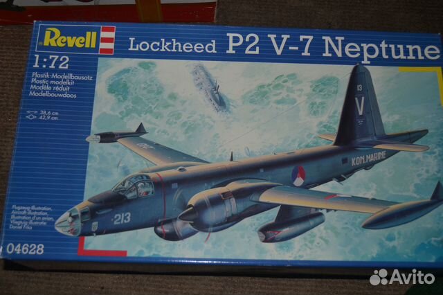 Lockheed P2V-7 Neptune 1:72 Revell купить в Москве | Хобби и отдых | Авито