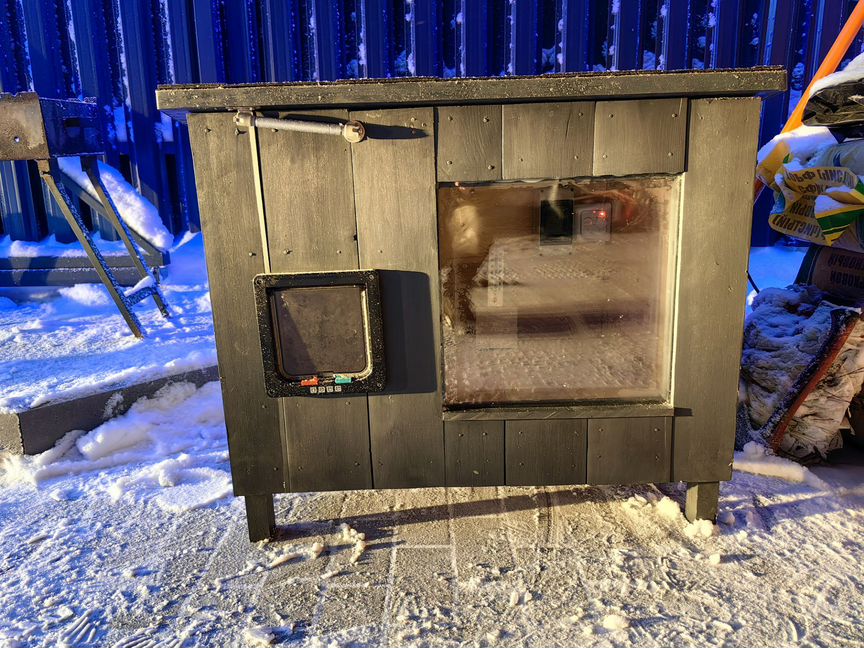 Домик для кошки с подогревом