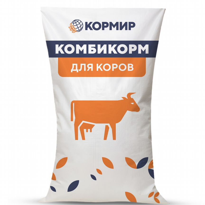 Комбикорм для коров, быков и телят кк65, кк60
