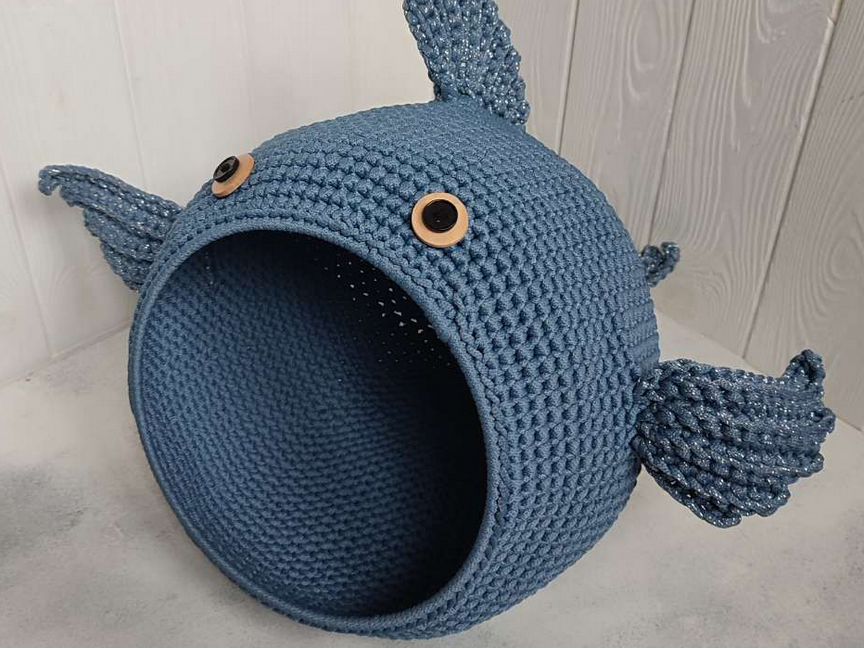 Домик-рыбка для кота