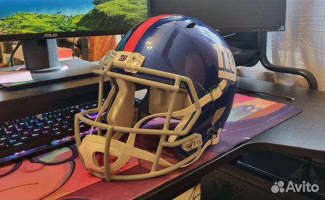 Полноразмерный выставочный шлем NY Giants NFL купить в Санкт-Петербурге ...