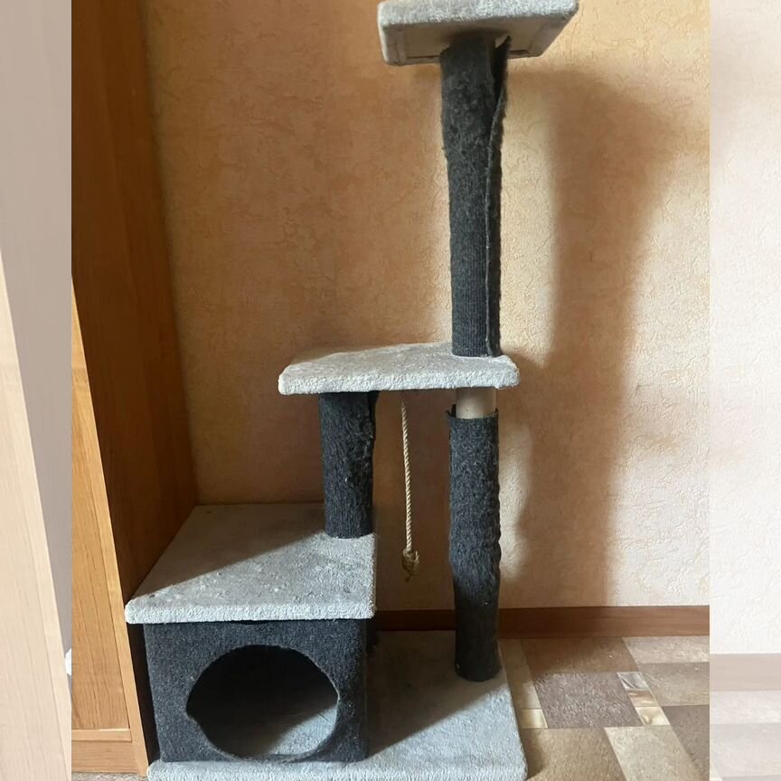 Когтеточка домик для кошки