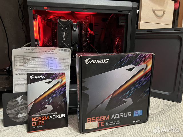 Комплект b560m aorus elite + i5 11400f + кулер купить в Вологде ...