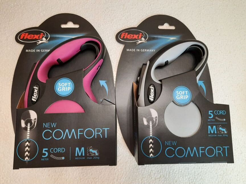 Поводок рулетка flexi New Comfort S, M
