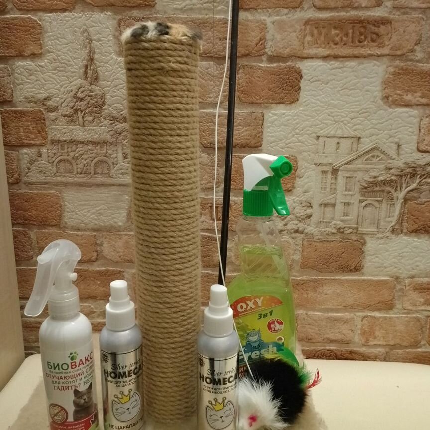 Когтеточка и аксессуары для кошки