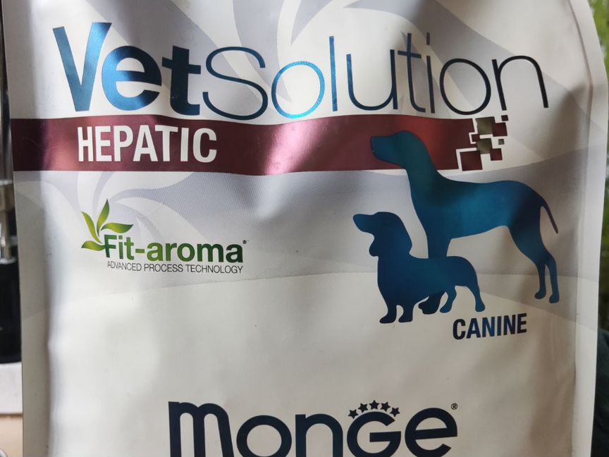 Корм для собак hepatic monge