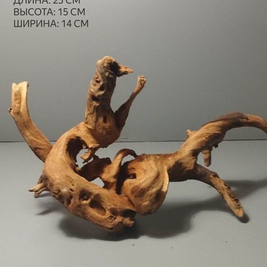 Коряга мангровая для аквариума 25*14*15 вк11