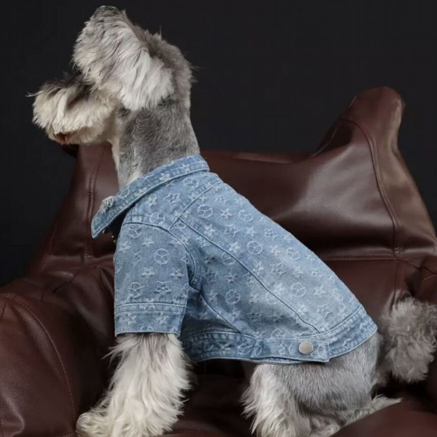 Джинсовая куртка для собаки