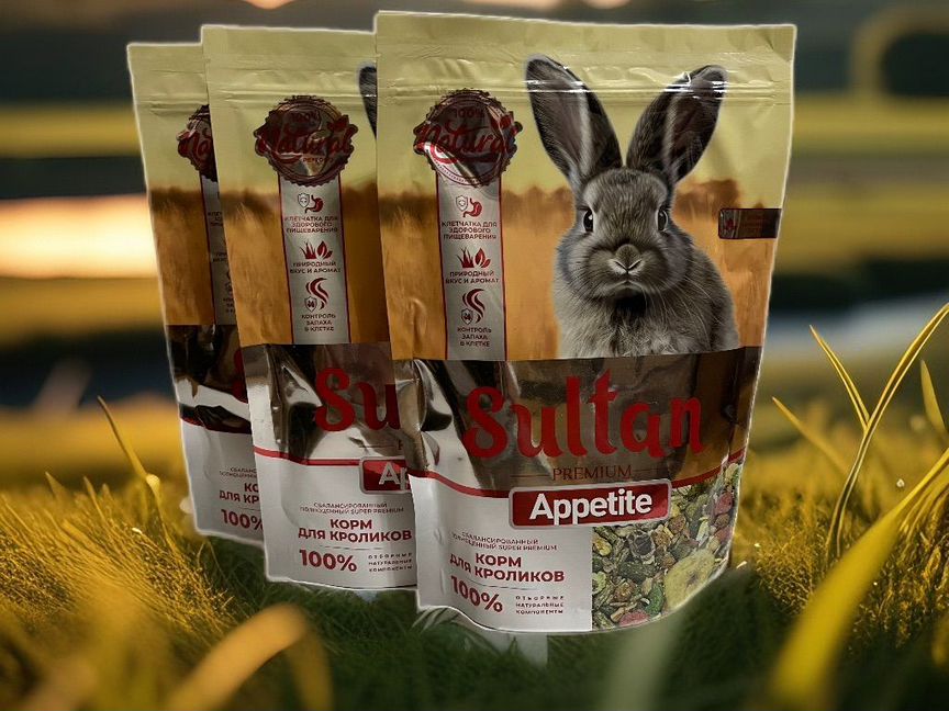 Корм для кролика sultan