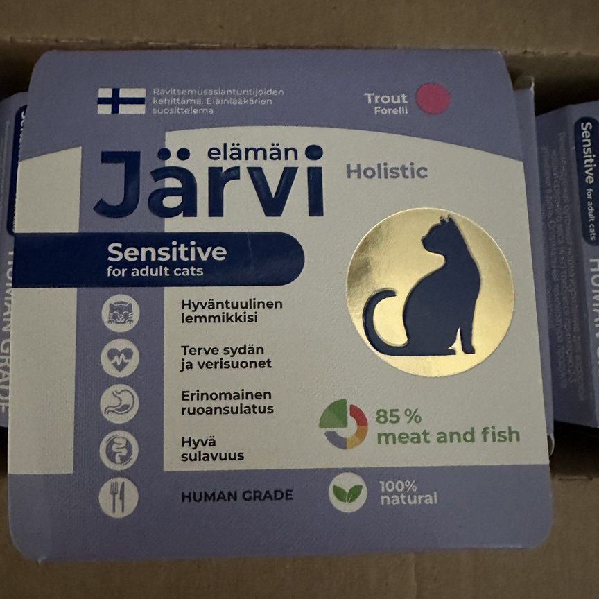 Корм для кошек Jarvi, паштеты, паучи, всего 38 шт