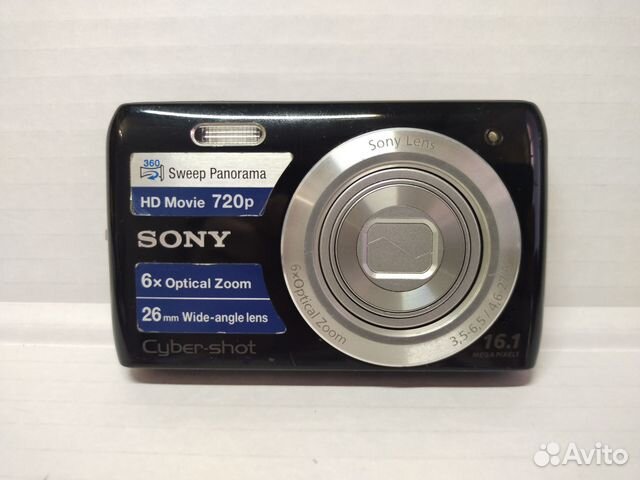 Sony Cyber-shot DSC-W670 Black Vintage Cam купить в Москве с доставкой ...