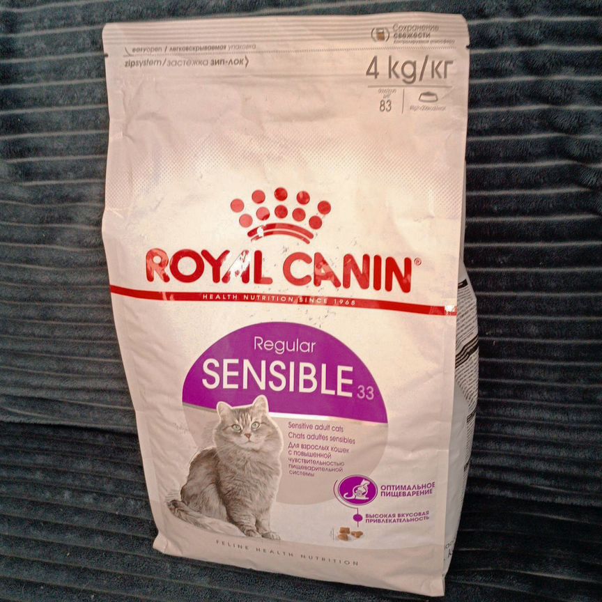 Royal canin sensible 33 4кг