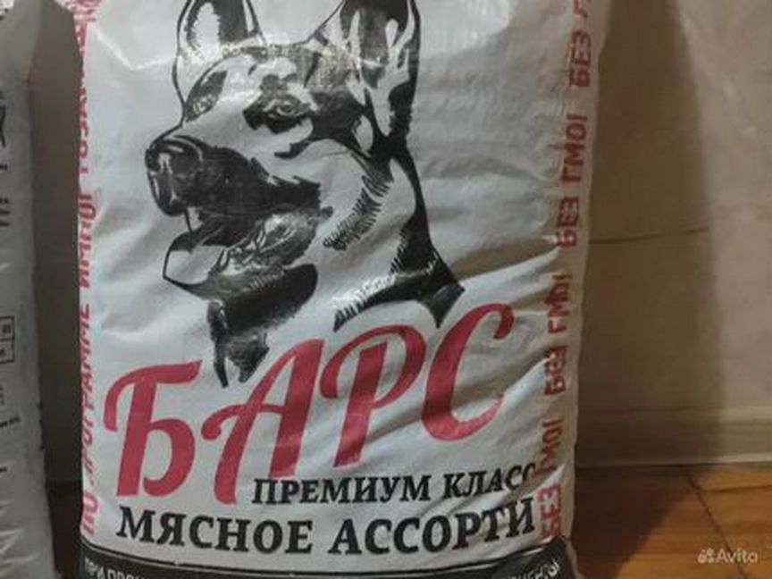 Корм барс для собак