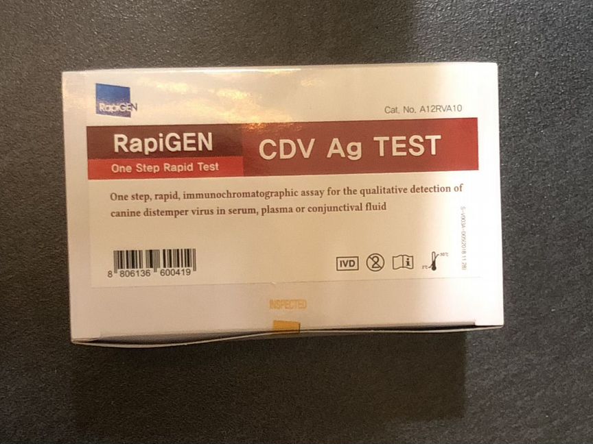 Чума плотоядных (собаки) экспресс тест CDV ag