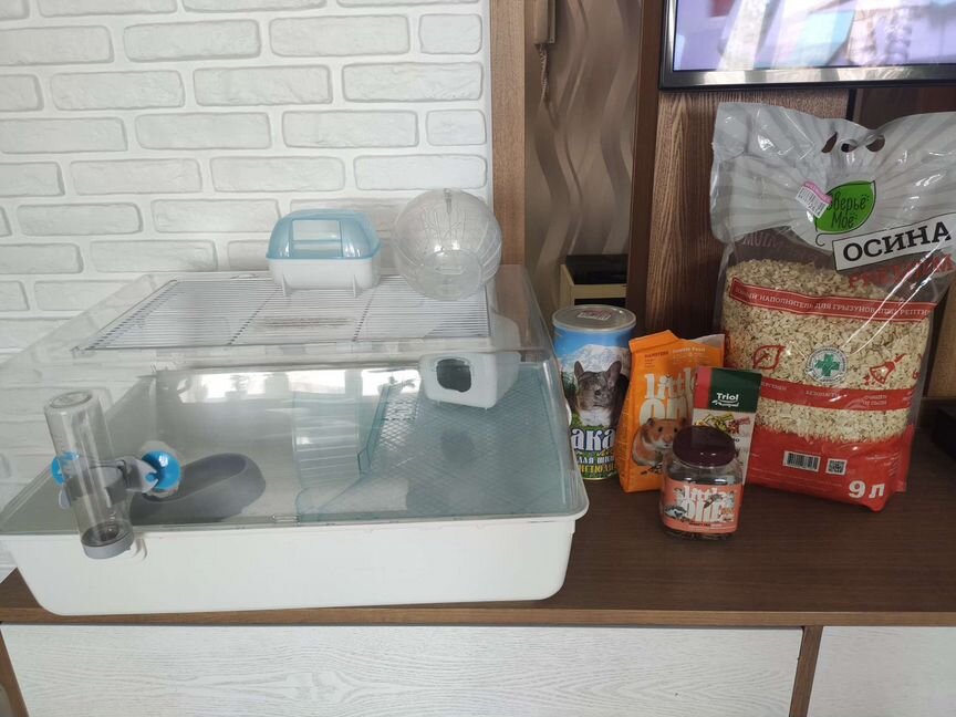 Клетка для хомяка и всё всё всё