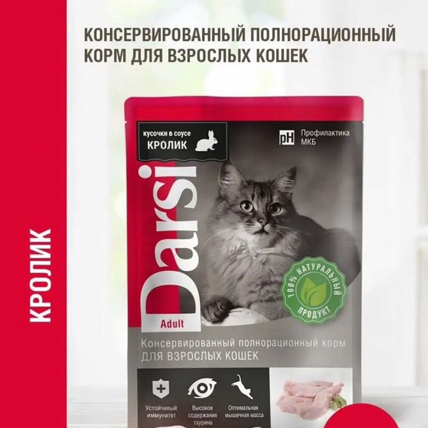 Корм для кошки Darsi
