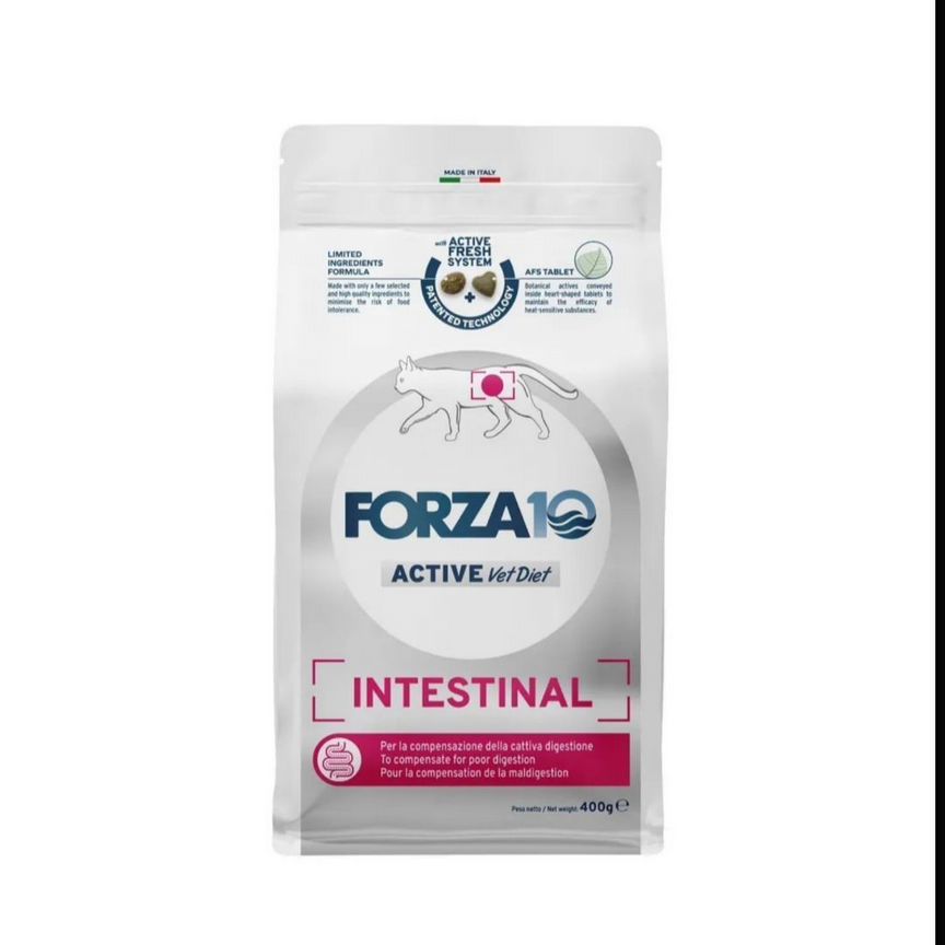Сухой корм для кошек forza 10 intestinal active