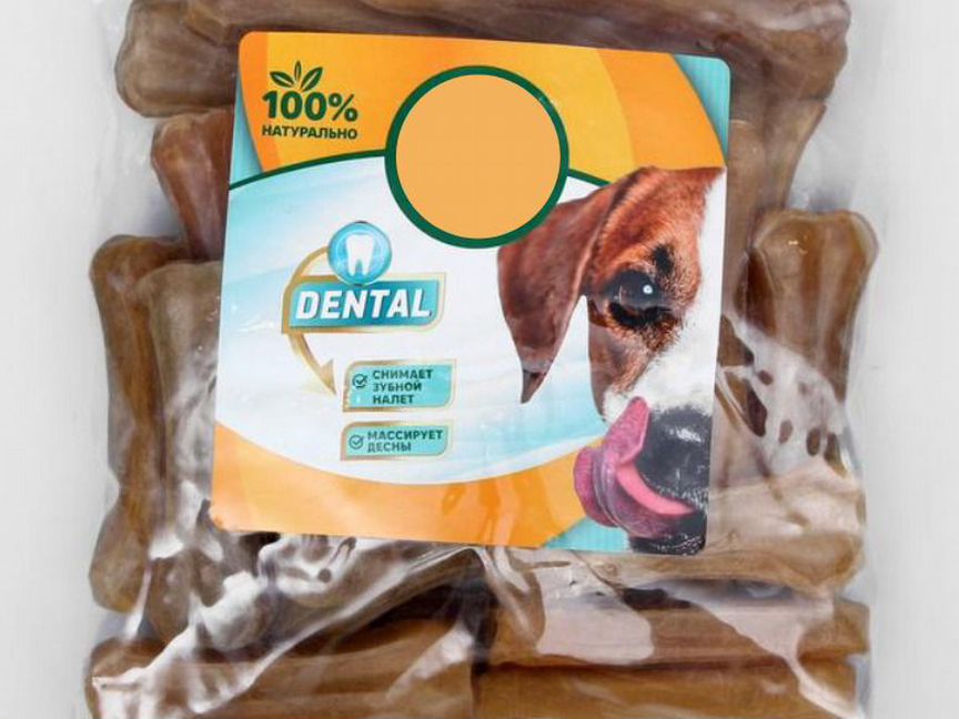 Косточка жевательная Triol dental, 7,5 см, 111